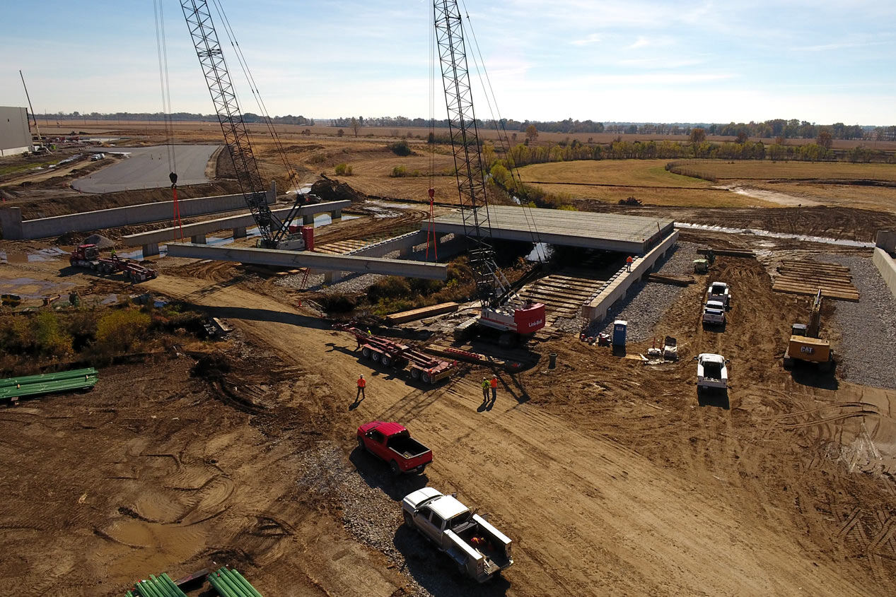 MidAmerica St. Louis Airport Taxiway and Bridge