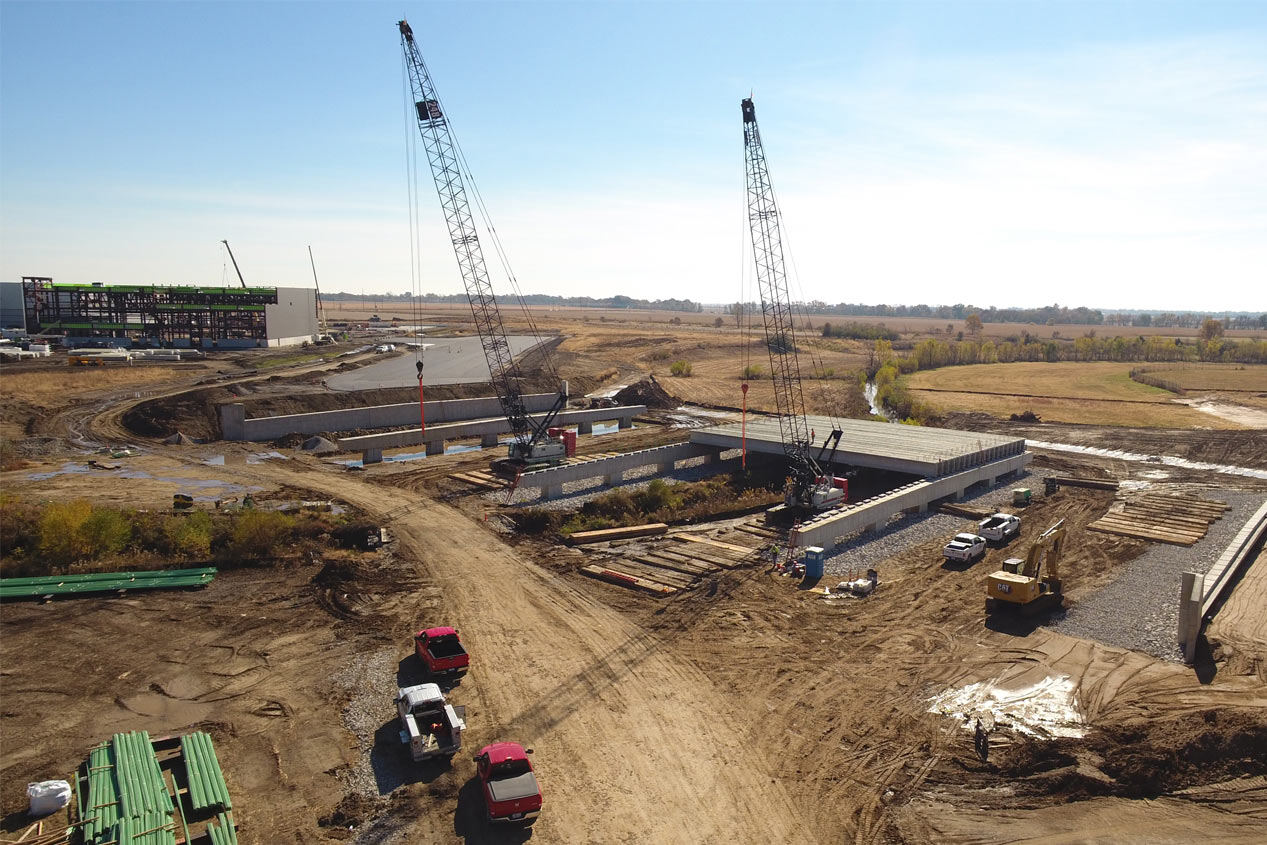 MidAmerica St. Louis Airport Taxiway and Bridge